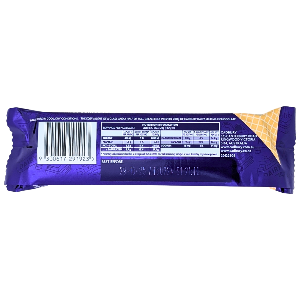 Cadbury Twirl Breakaway Wafer Bar (Australia) - 40g | Candy Funhouse ...