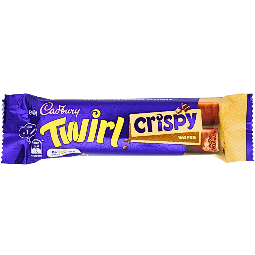 Cadbury Twirl Crispy (Aus) - 40g | Candy Funhouse – Candy Funhouse CA