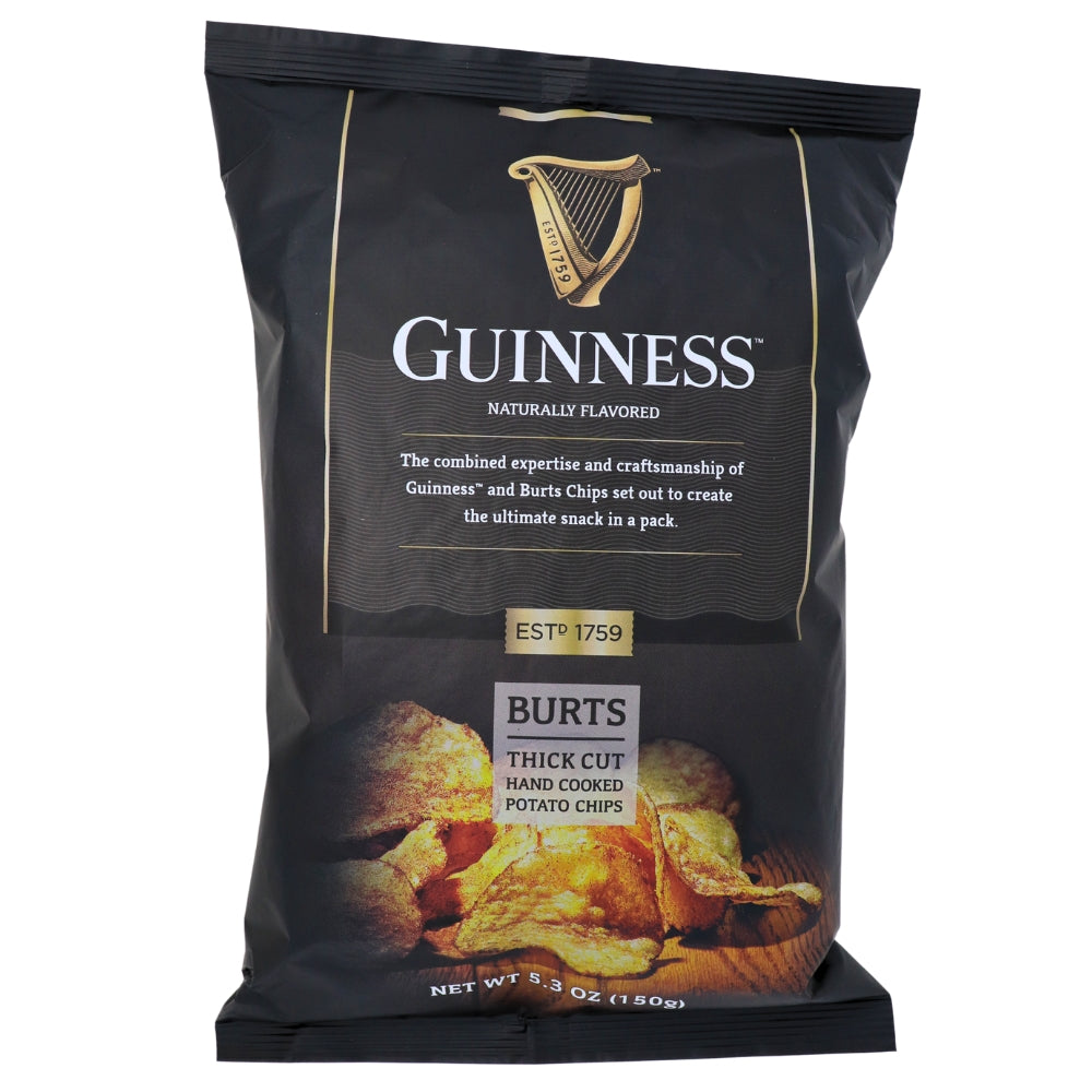 Guinness Burts Thick Cut Potato Chips - 150g | Candy Funhouse – Candy ...