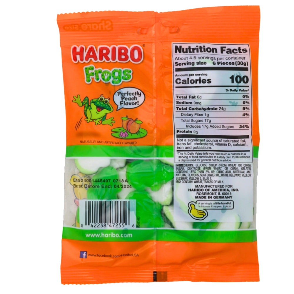 Haribo Frogs Gummy Candy | Old Fashioned Candy-1920s – Candy Funhouse CA