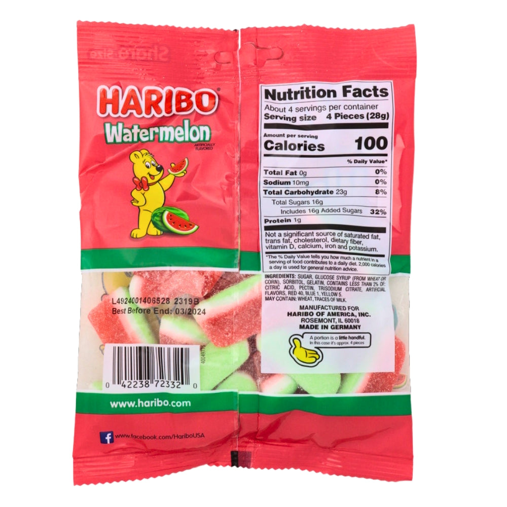 Haribo Watermelon Gummy Candies | Candy Funhouse – Candy Funhouse CA