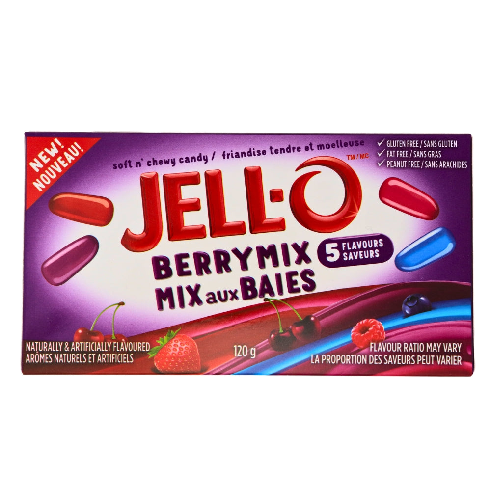 Jell-O Berry Mix - 120g | Candy Funhouse – Candy Funhouse CA