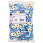 Kervan Blue Raspberry Rings - 5lb | Candy Funhouse – Candy Funhouse CA