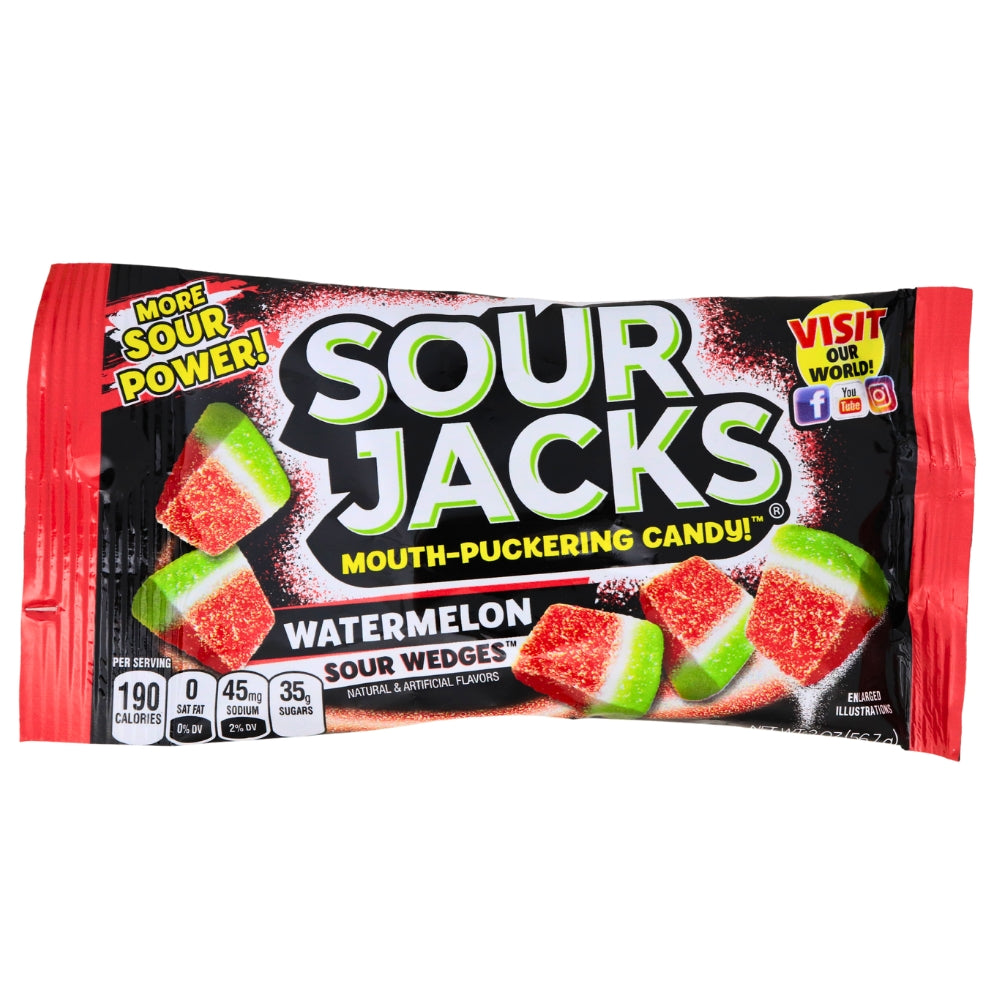 Sour Jacks Watermelon - 2oz | Candy Funhouse – Candy Funhouse CA
