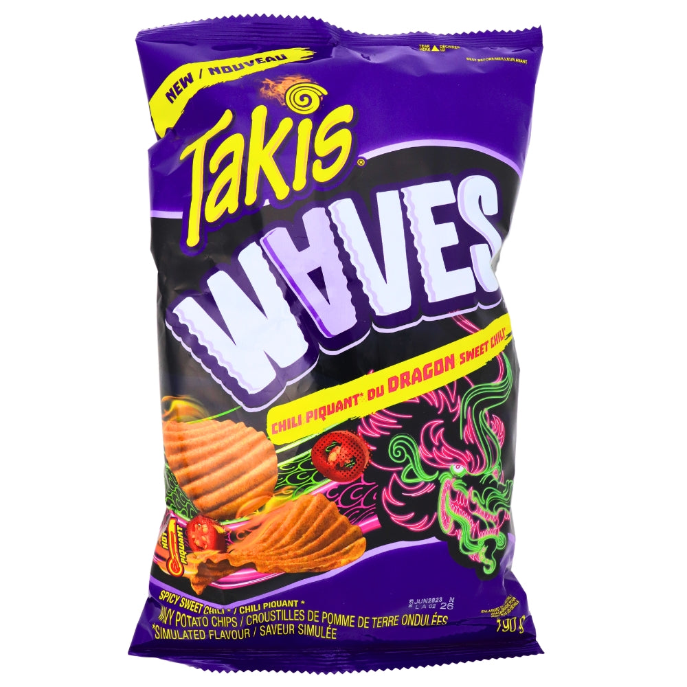 Takis Waves Dragon Sweet Chili 190g | Candy Funhouse – Candy Funhouse CA