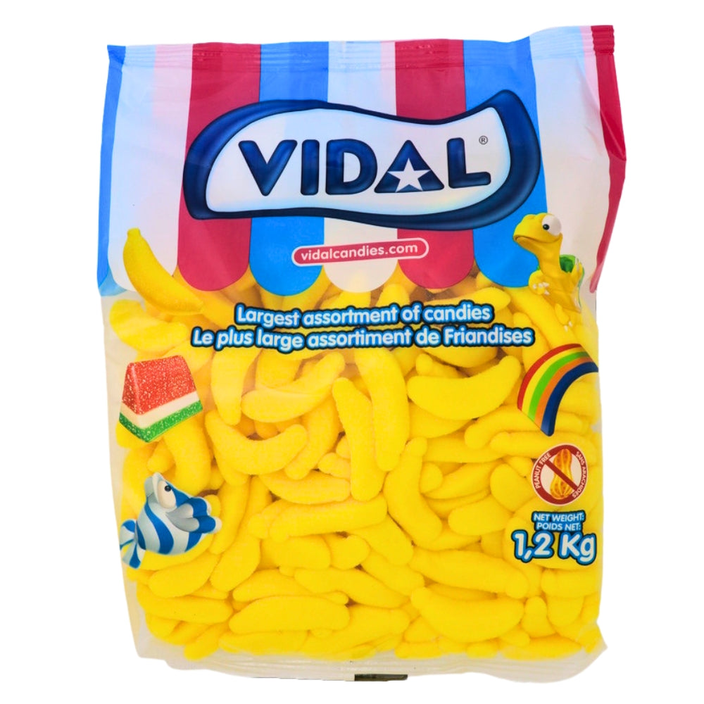 Vidal Sugar Bananas Gummy Candies | Bulk Candy Canada – Candy Funhouse CA
