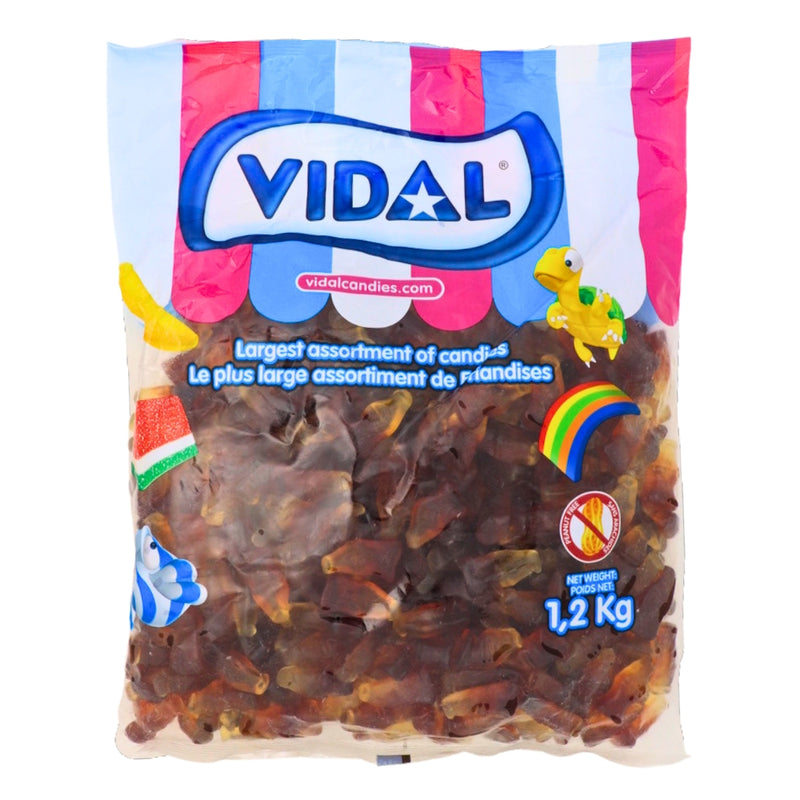 Vidal Cola Bottles Gummy Candies | Bulk Candy Canada