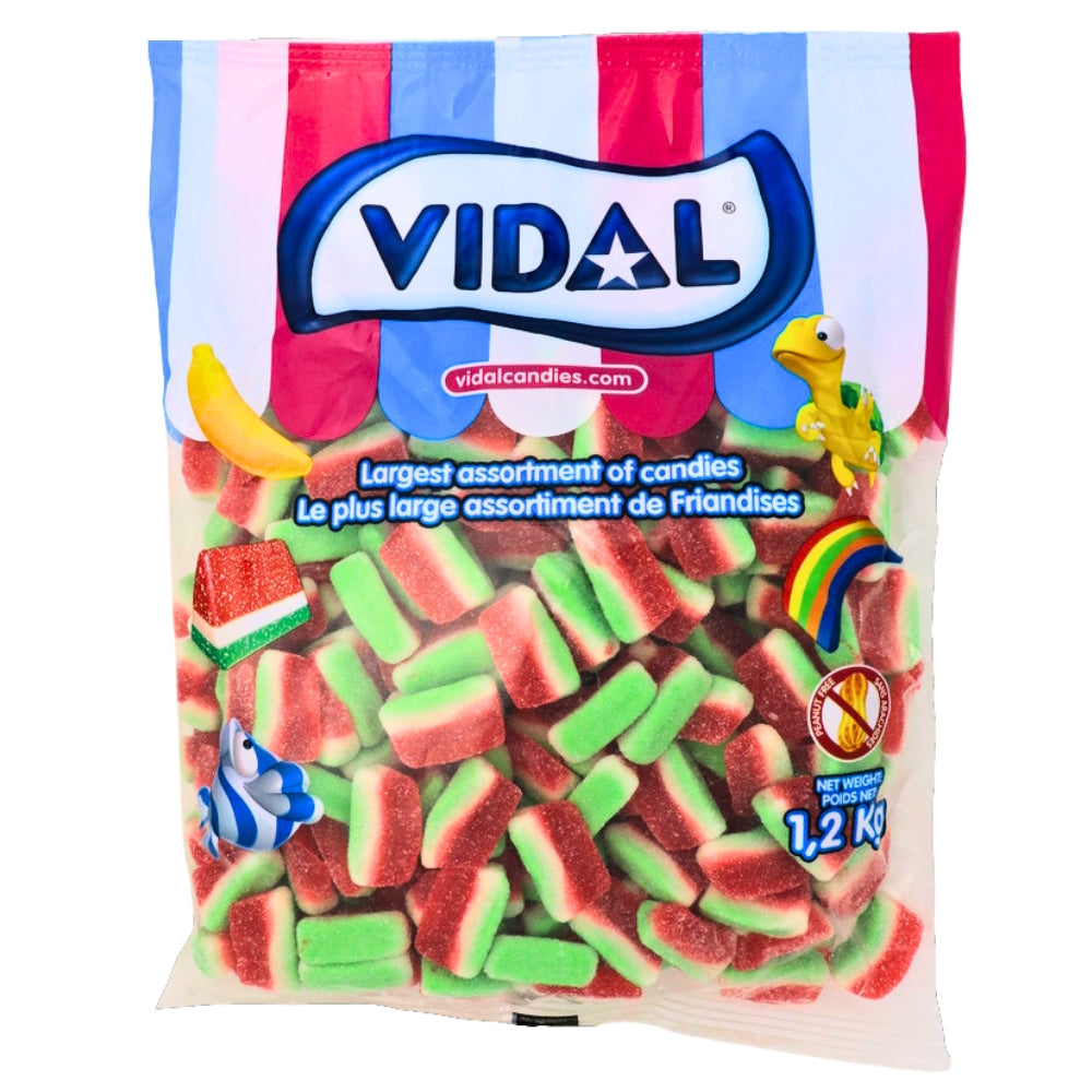 Vidal Watermelon Slices Gummy Candies | Bulk Candy – Candy Funhouse CA