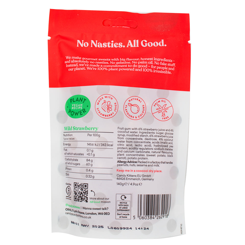 Candy Kittens Wild Strawberry (UK) - 140g | Candy Funhouse – Candy ...