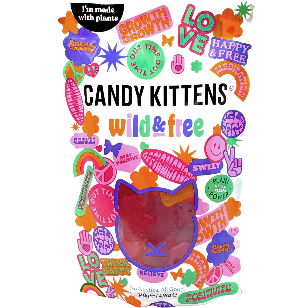 Candy Kittens Wild & Free (UK) - 140g | candy Funhouse – Candy Funhouse CA