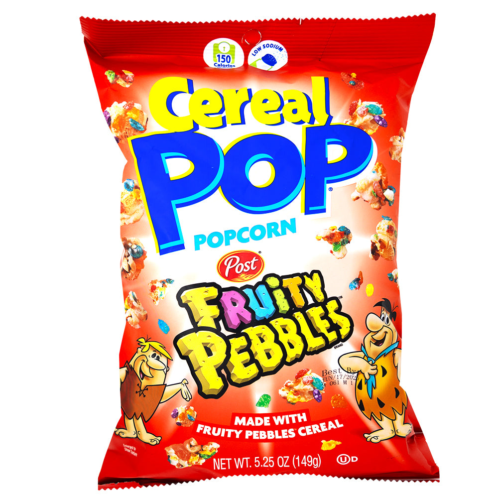 Cereal Pop Fruity Pebbles Popcorn - 5.25oz | Candy Funhouse – Candy ...