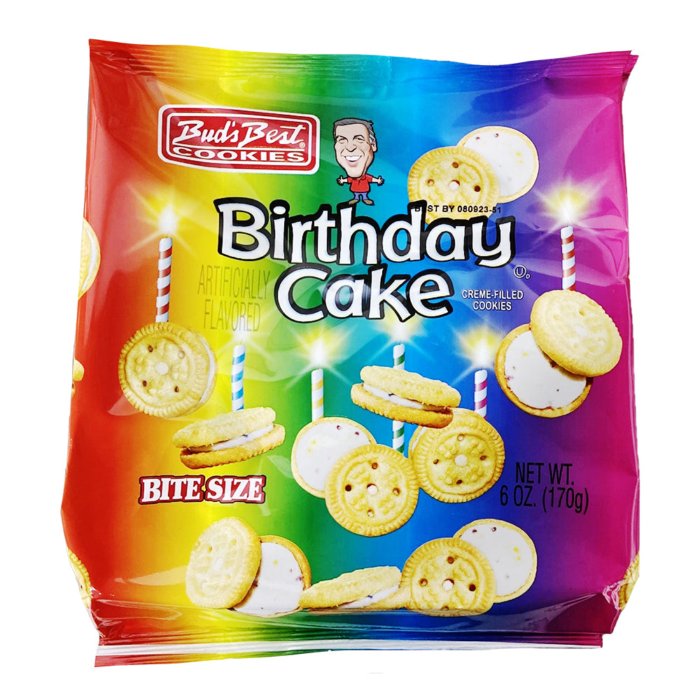 Bud's Best Cookies Birthday Cake - 6oz | Candy Funhouse – Candy Funhouse CA