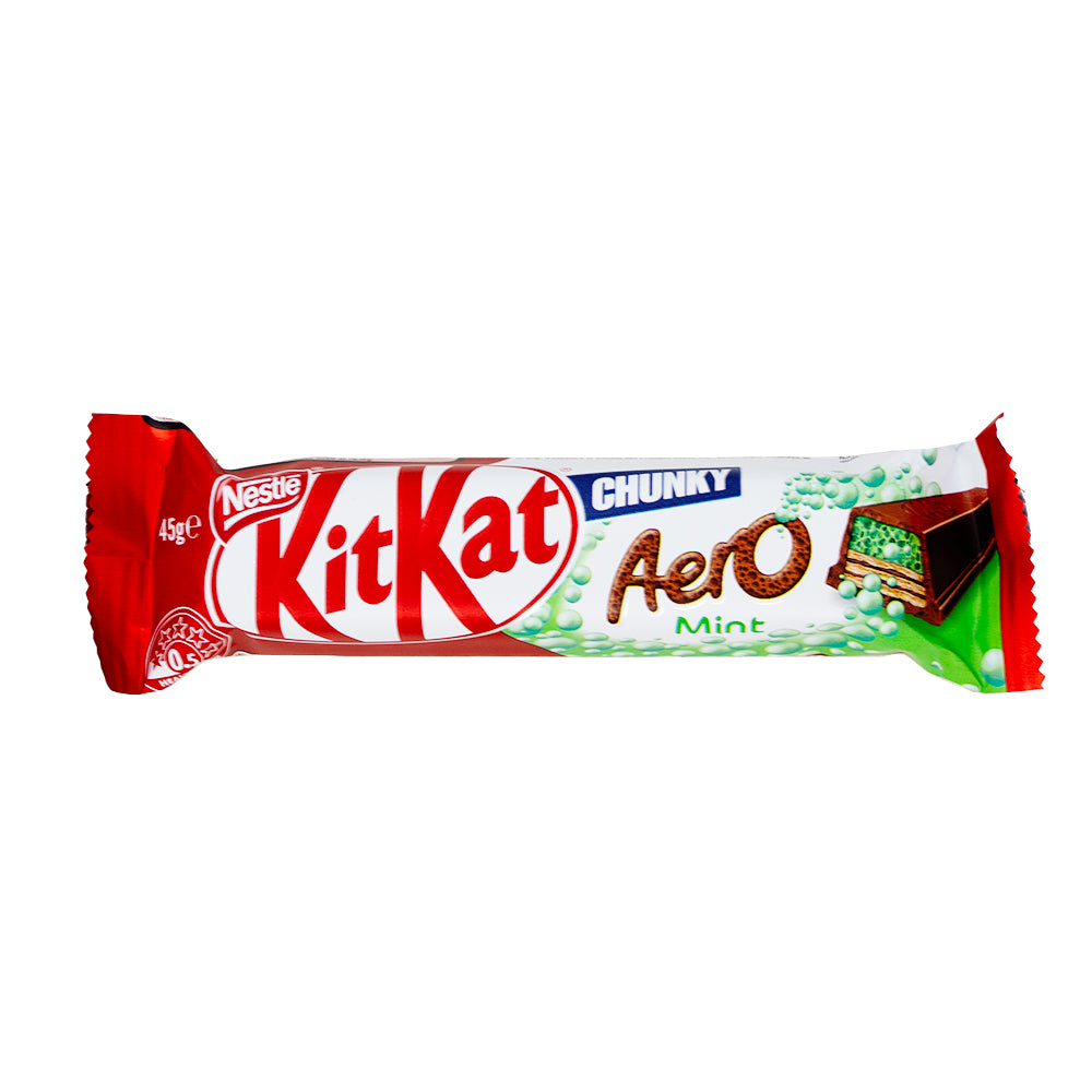 Australian Kit Kat Chunky Aero Mint - 45g | Candy Funhouse – Candy ...