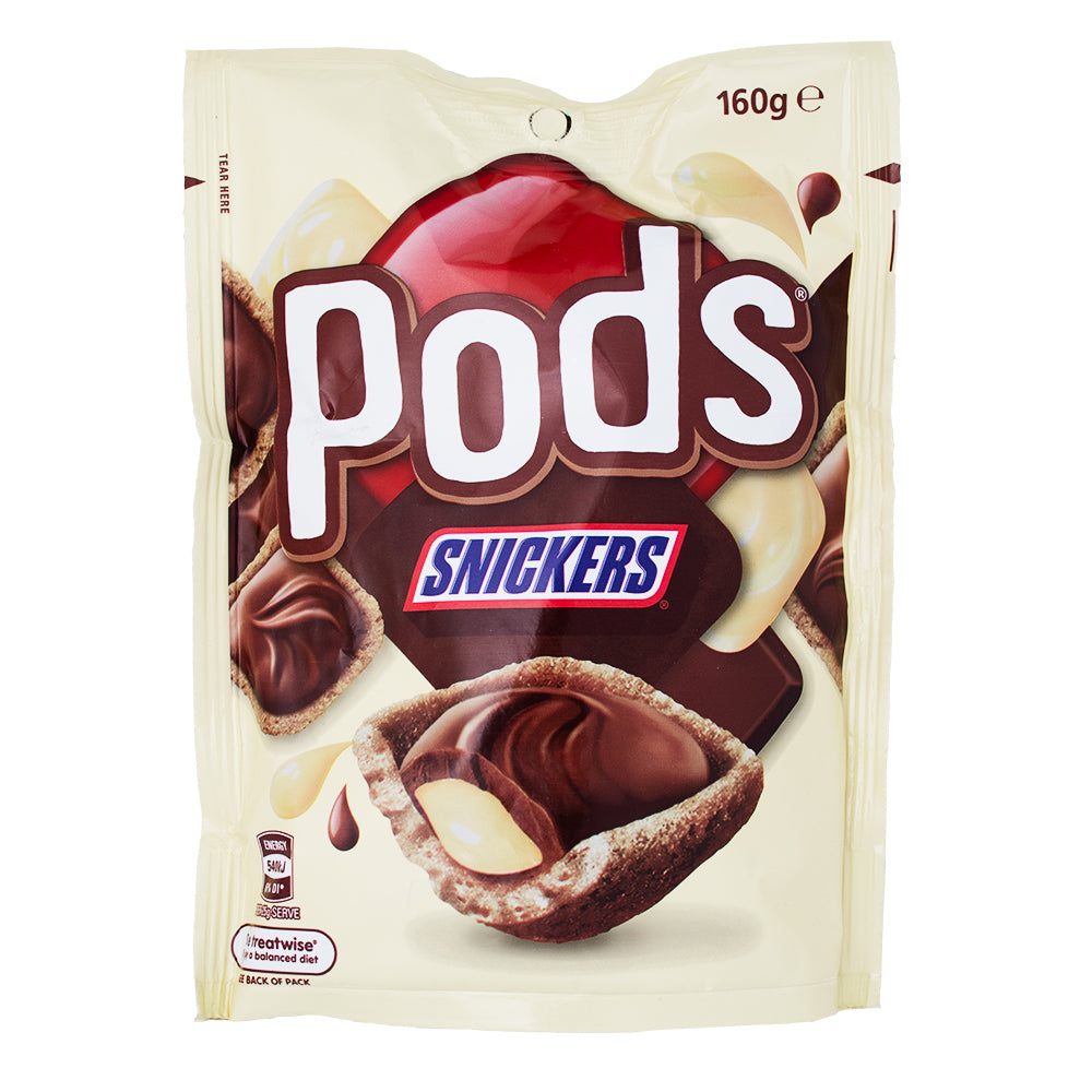 Pods Snickers (Australia) - 160g | Candy Funhouse – Candy Funhouse CA