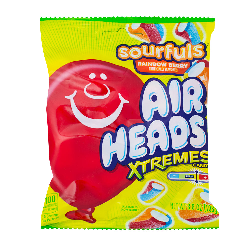 Air Heads Xtremes Candy Rainbow Berry - 108g | Candy Funhouse – Candy ...
