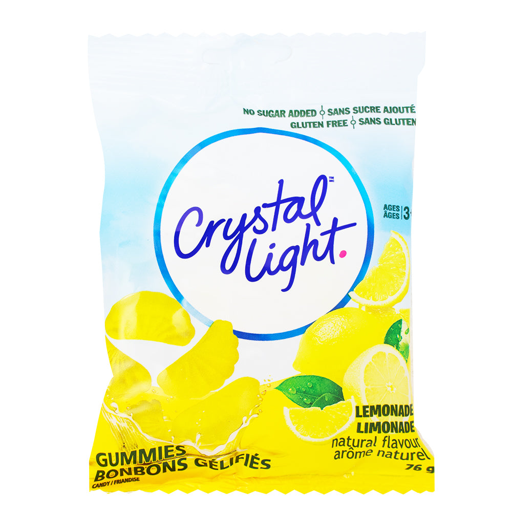 Crystal Light Sugar-Free Gummies Lemonade - 76g | Candy Funhouse ...