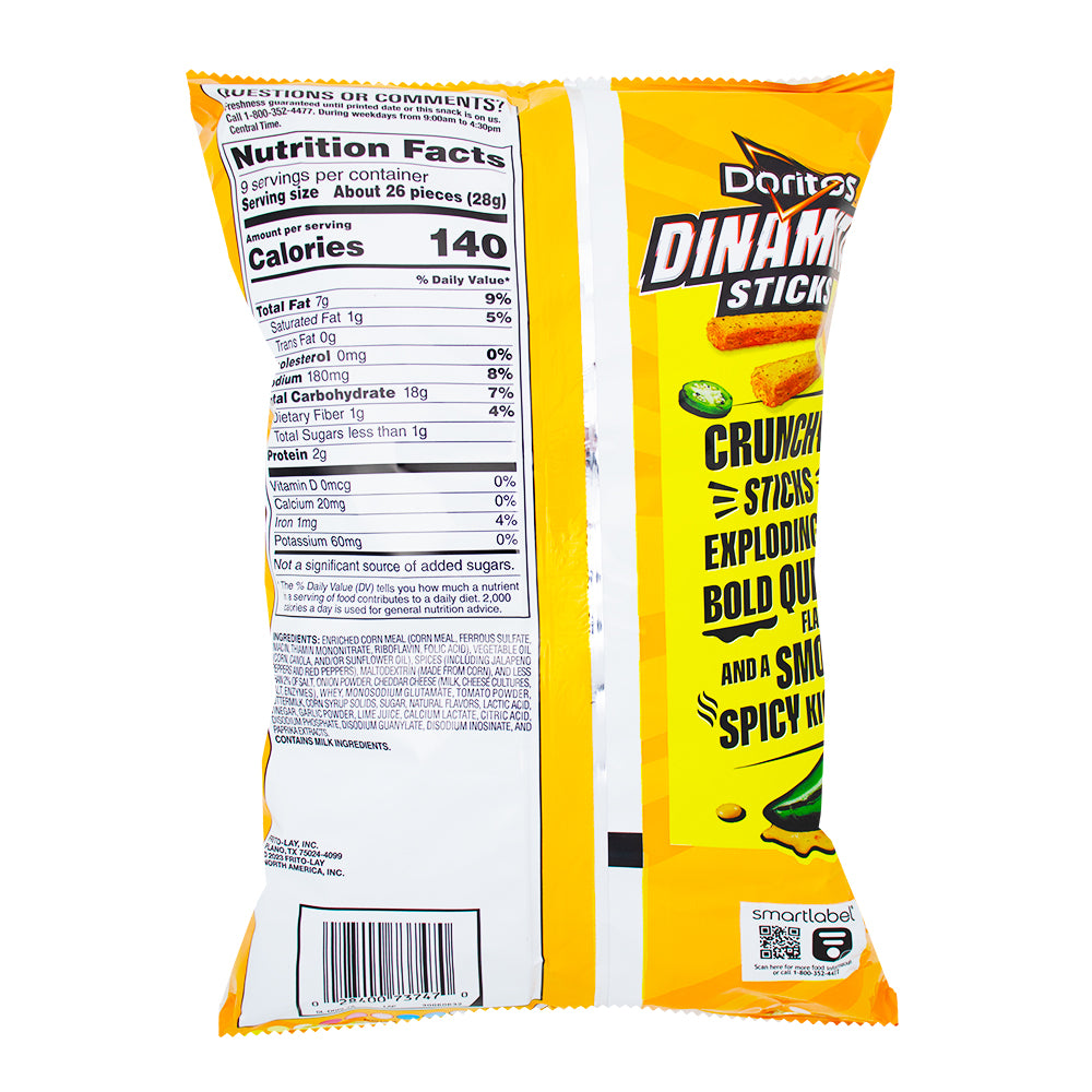 Doritos Dinamita Sticks Smoky Chile Queso - 9oz | Candy Funhouse ...