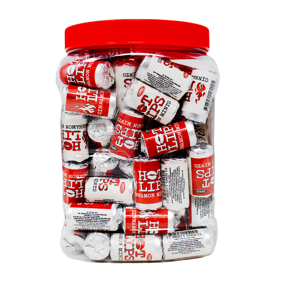 Hot Lips Cinnamon Mints - 100ct | Candy Funhouse – Candy Funhouse CA