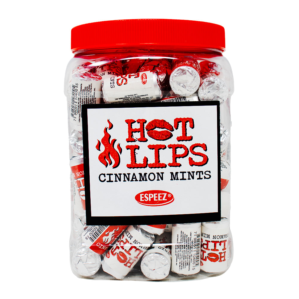 Hot Lips Cinnamon Mints - 100ct | Candy Funhouse – Candy Funhouse CA