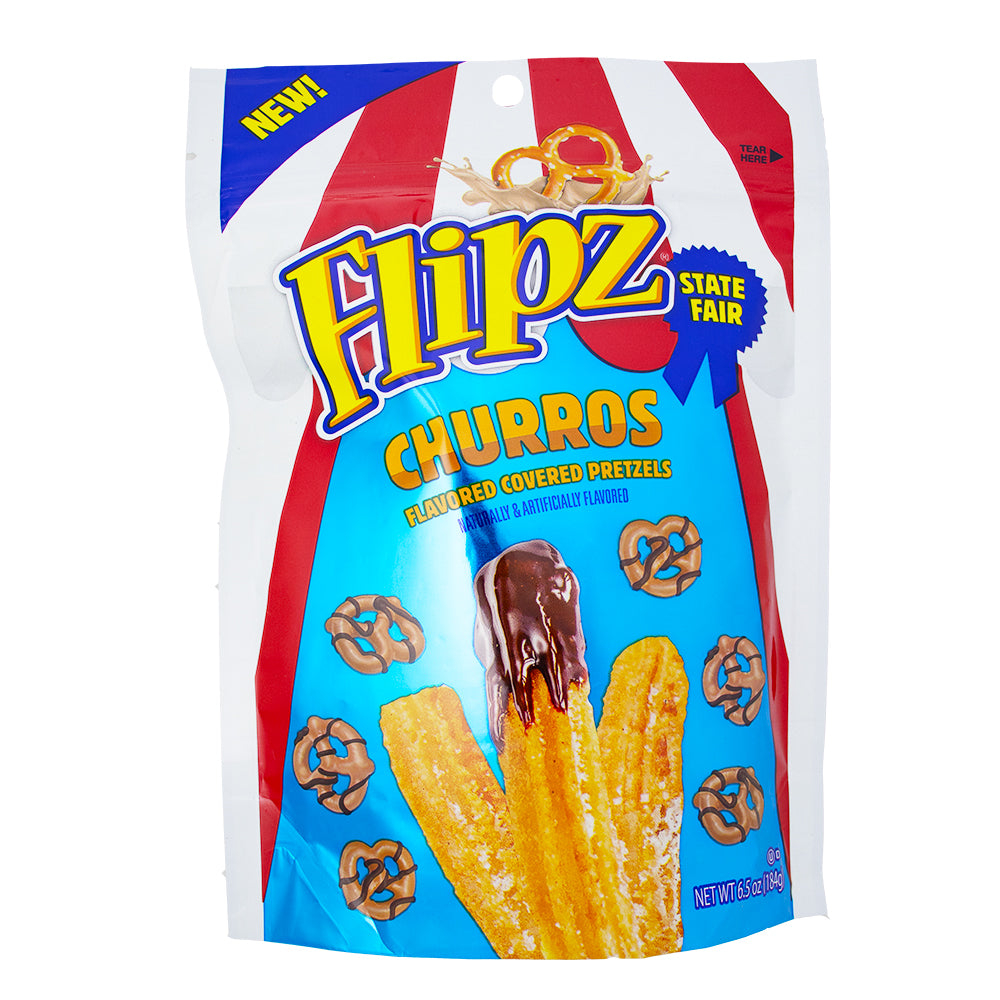 Flipz State Fair Churros - 6.5oz | Candy Funhouse – Candy Funhouse CA