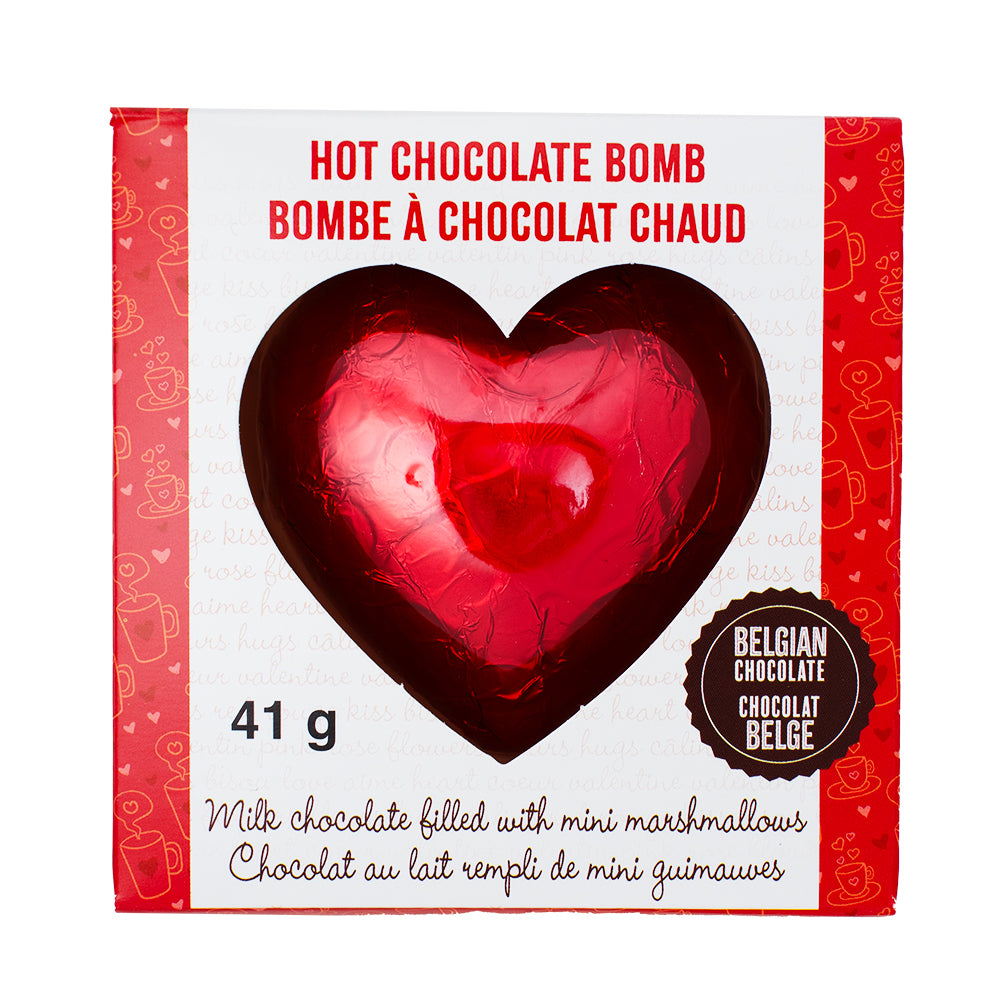 Valentine's Heart Chocolate Bomb - 31g | Candy Funhouse – Candy Funhouse CA