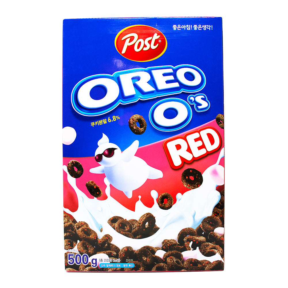 Oreo O's Red Chocolate Strawberry Cereal (Korea) 500g | Candy Funhouse ...