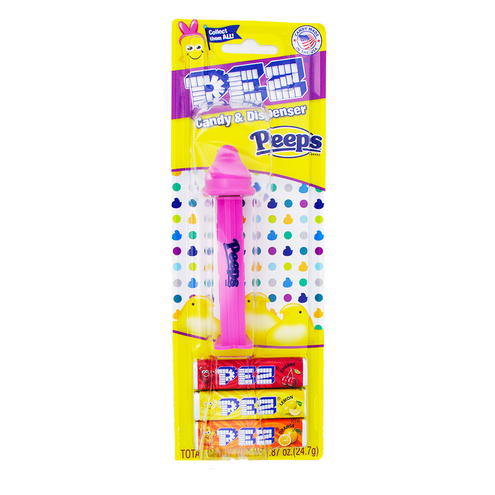 Pez Peeps Pink Chick | Candy Funhouse – Candy Funhouse CA