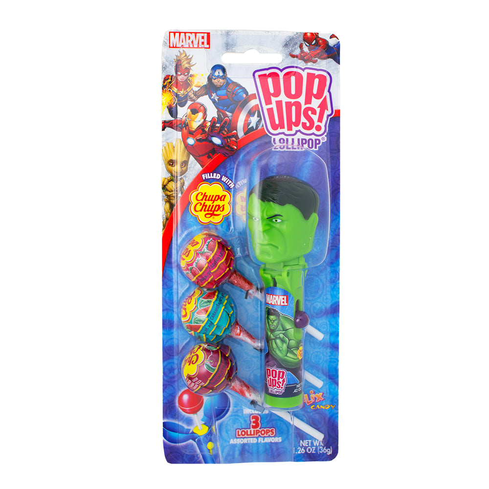 Marvel Pop-Ups Lollipop Set - 36g | Candy Funhouse – Candy Funhouse CA