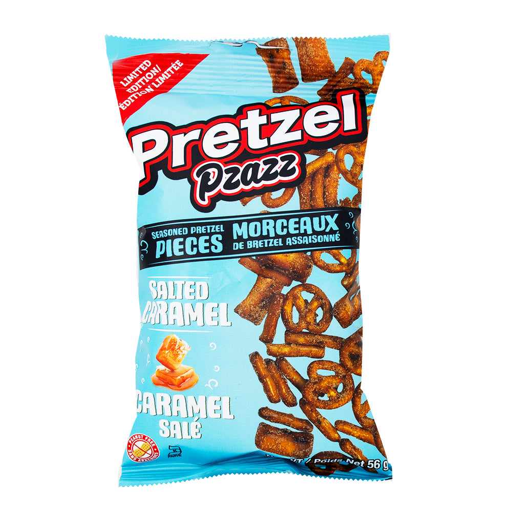 Pretzel Pzazz Salted Caramel - 56g | Candy Funhouse – Candy Funhouse CA