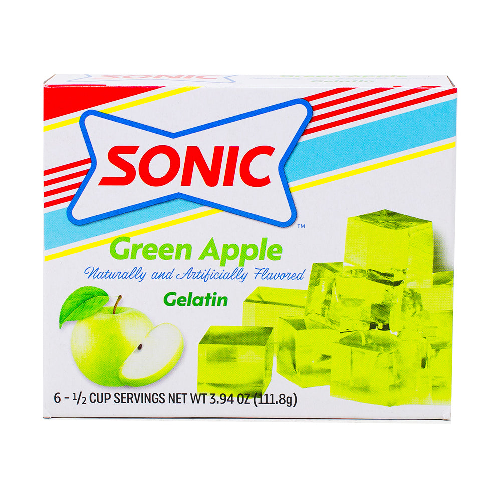 Sonic Gelatin Green Apple - 3.94oz | Candy Funhouse – Candy Funhouse CA