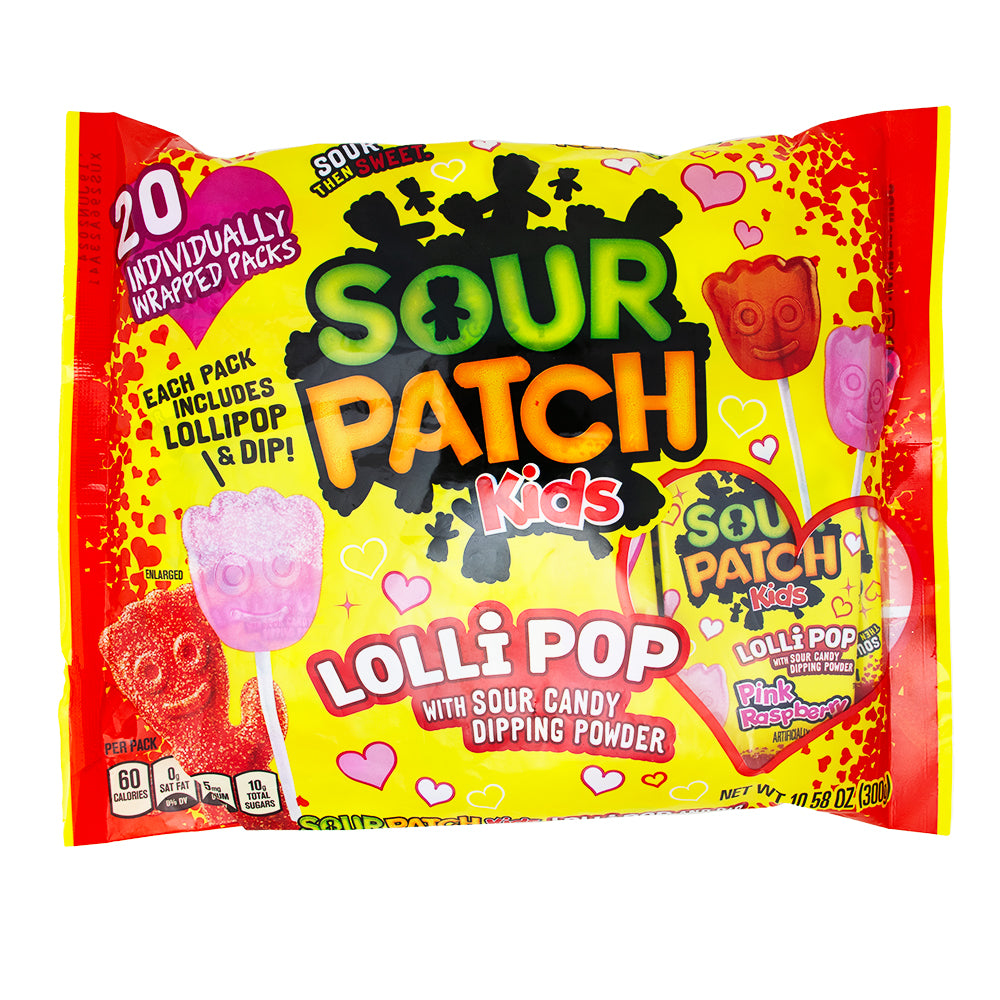 Sour Patch Kids Lollipop with Dipping Powder| Candy Funhouse – Candy ...