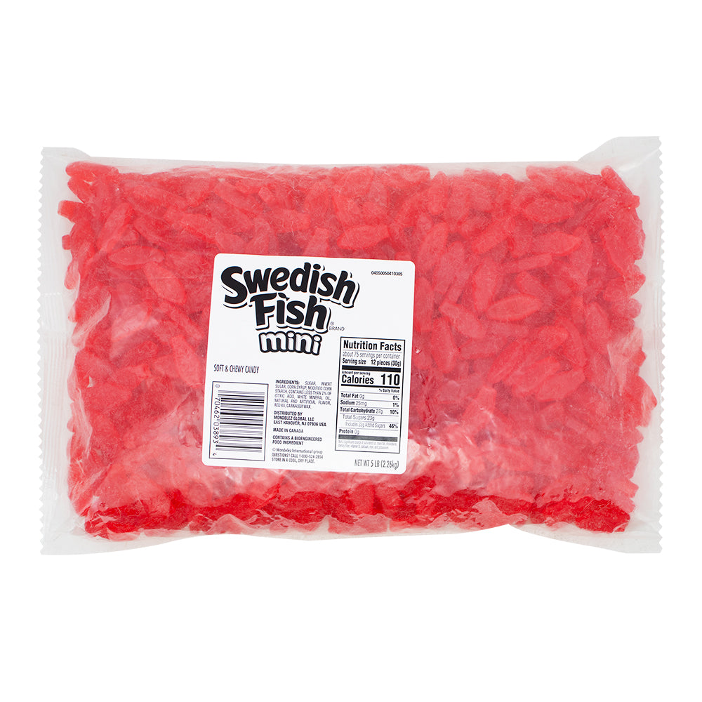 Swedish Fish Mini Bulk Candy - 5lbs | Candy Funhouse – Candy Funhouse CA