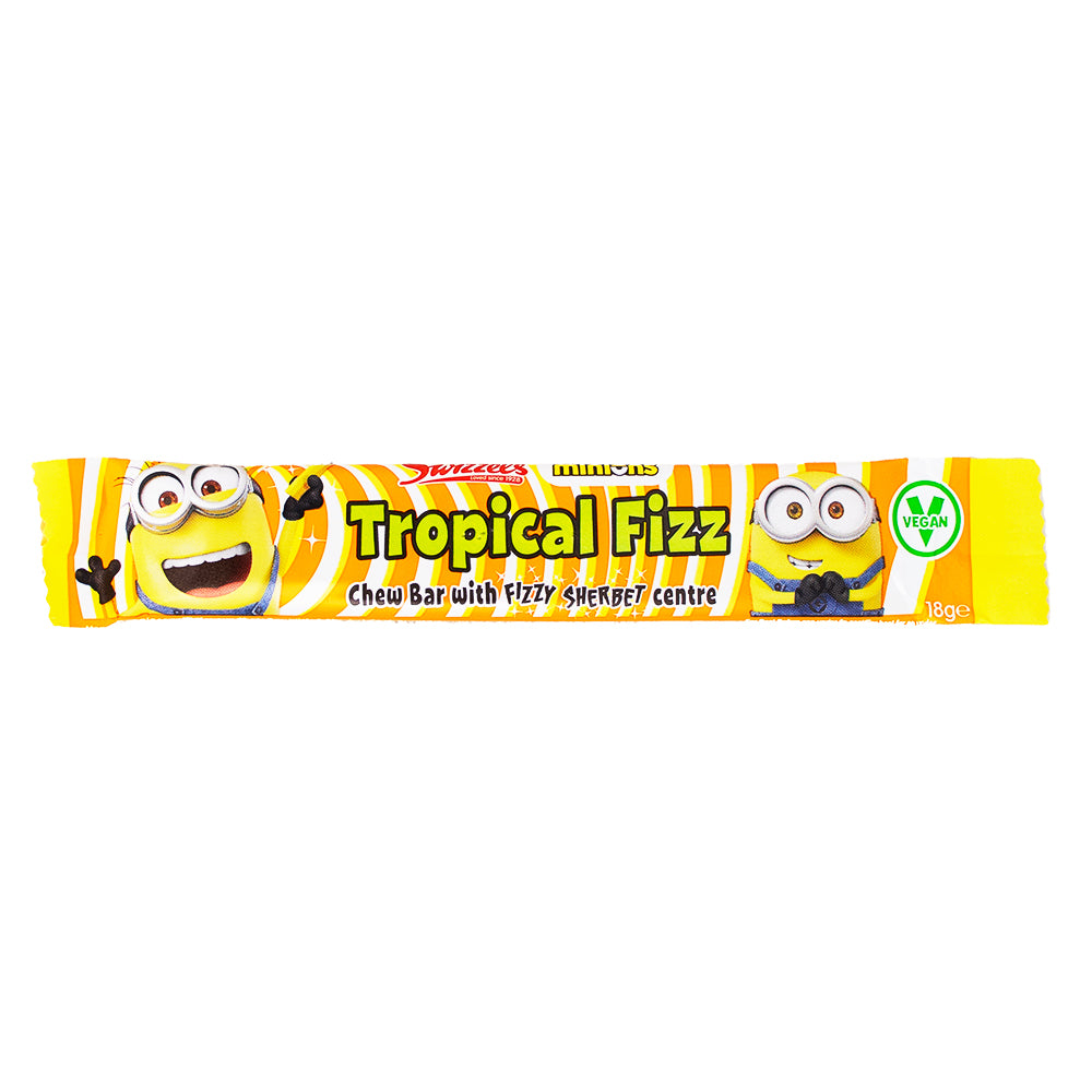 Swizzel's Minions Tropical Fizz Chew Bar (UK)|Candy Funhouse – Candy ...