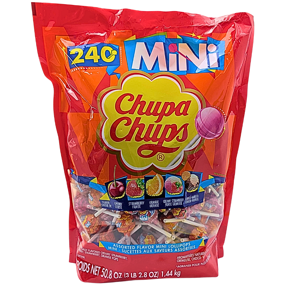 Chupa Chups 240ct Minis - 1.44kg | Candy Funhouse – Candy Funhouse CA