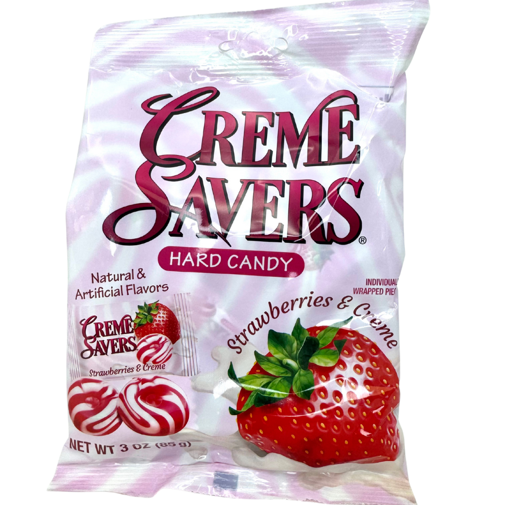 Creme Savers Strawberries & Creme | Candy Funhouse – Candy Funhouse CA