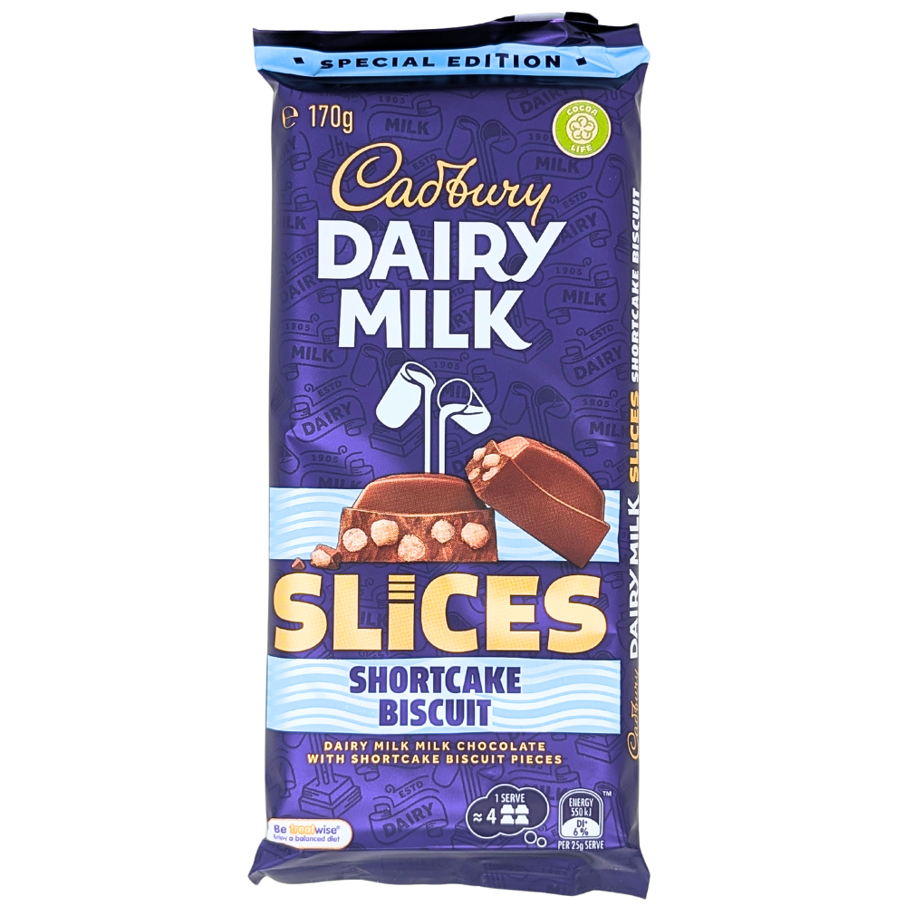 Dairy Milk Slices Shortcake Biscuit (Australia) - 170g | Candy Funhouse ...