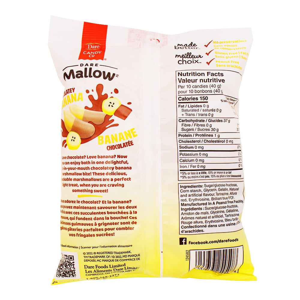 Dare Mallow Chocolatey Banana Marshmallow | Candy Funhouse – Candy ...