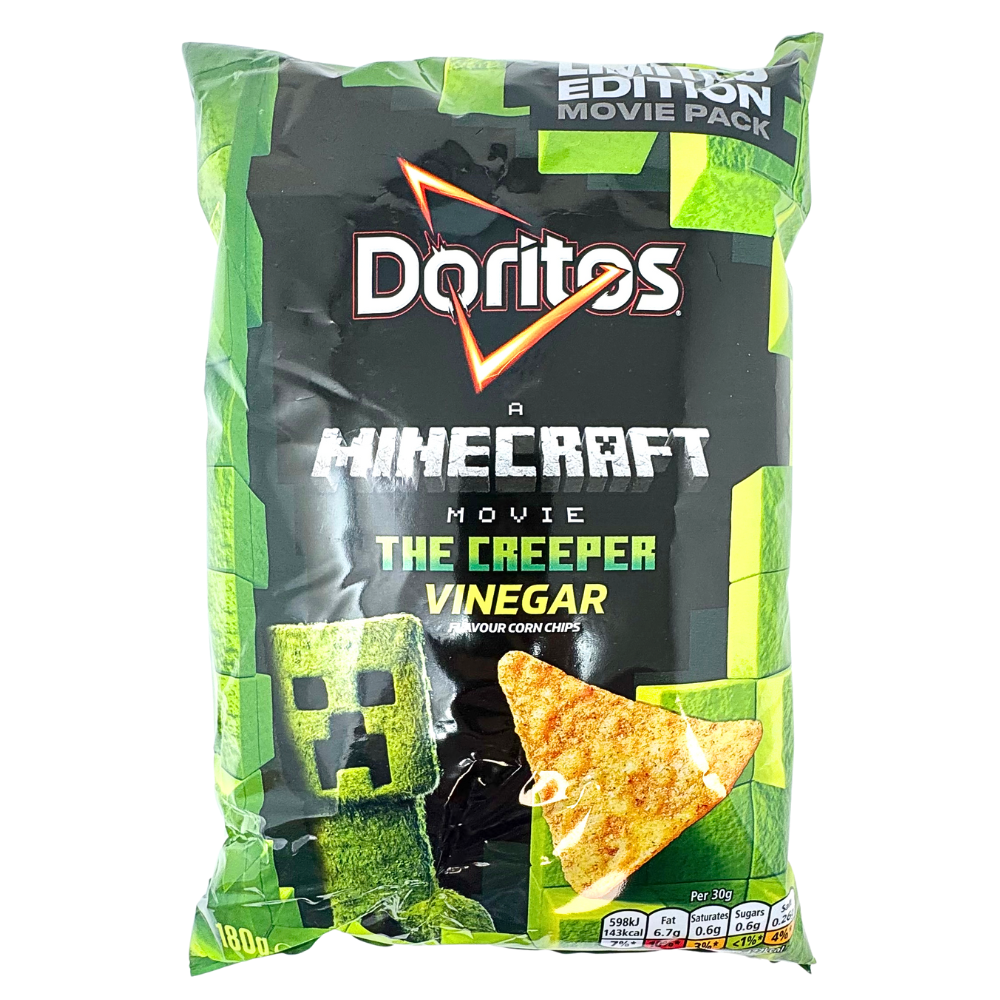Doritos Minecraft The Creeper Vinegar Chips (UK) | Candy Funhouse ...