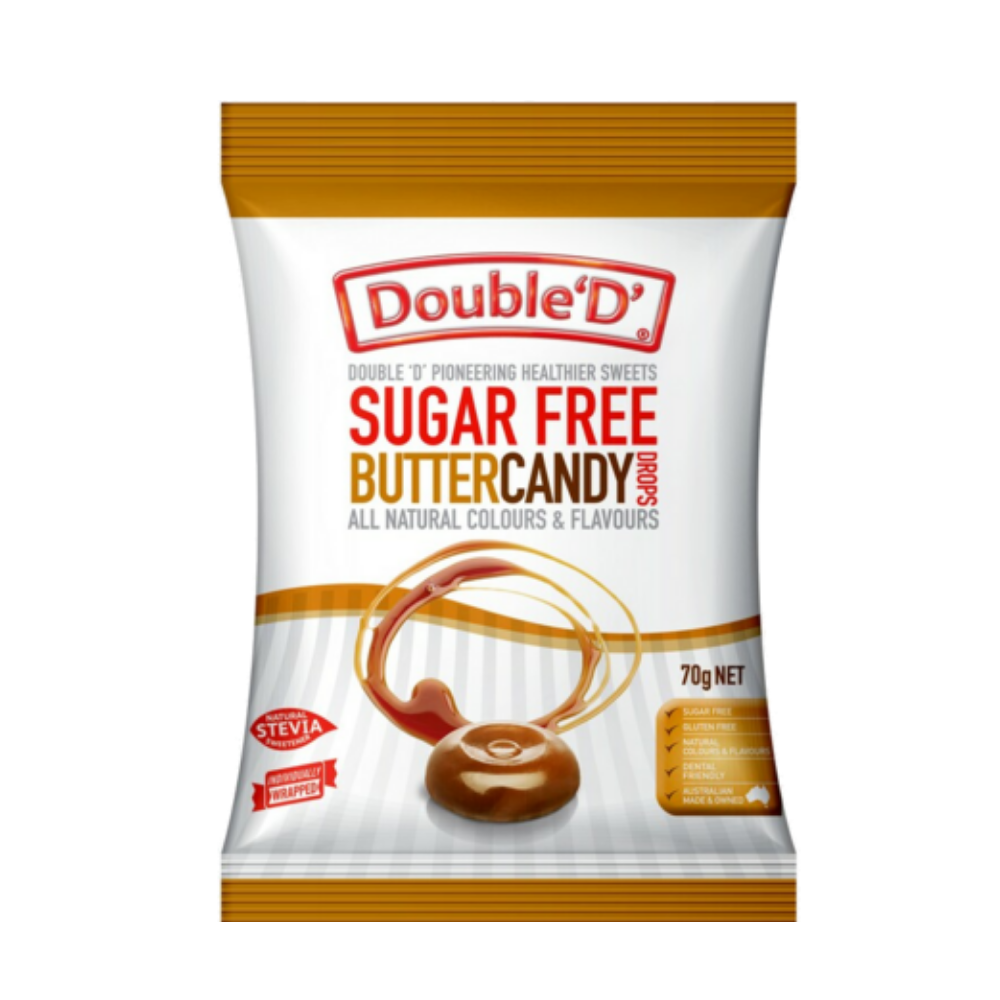 Double 'D' Sugar Free Butter Candy Drops (Australia) | Candy Funhouse ...