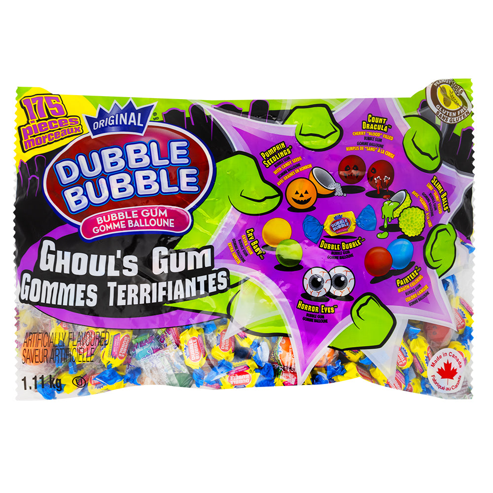 Dubble Bubble Ghouls Gum - 175ct | Candy Funhouse – Candy Funhouse CA