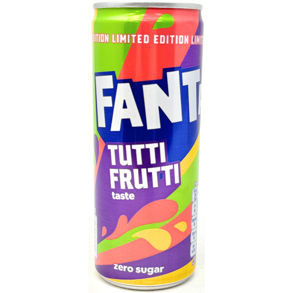 Fanta Tutti Frutti Zero Sugar (UK) - 250mL | Candy Funhouse – Candy ...