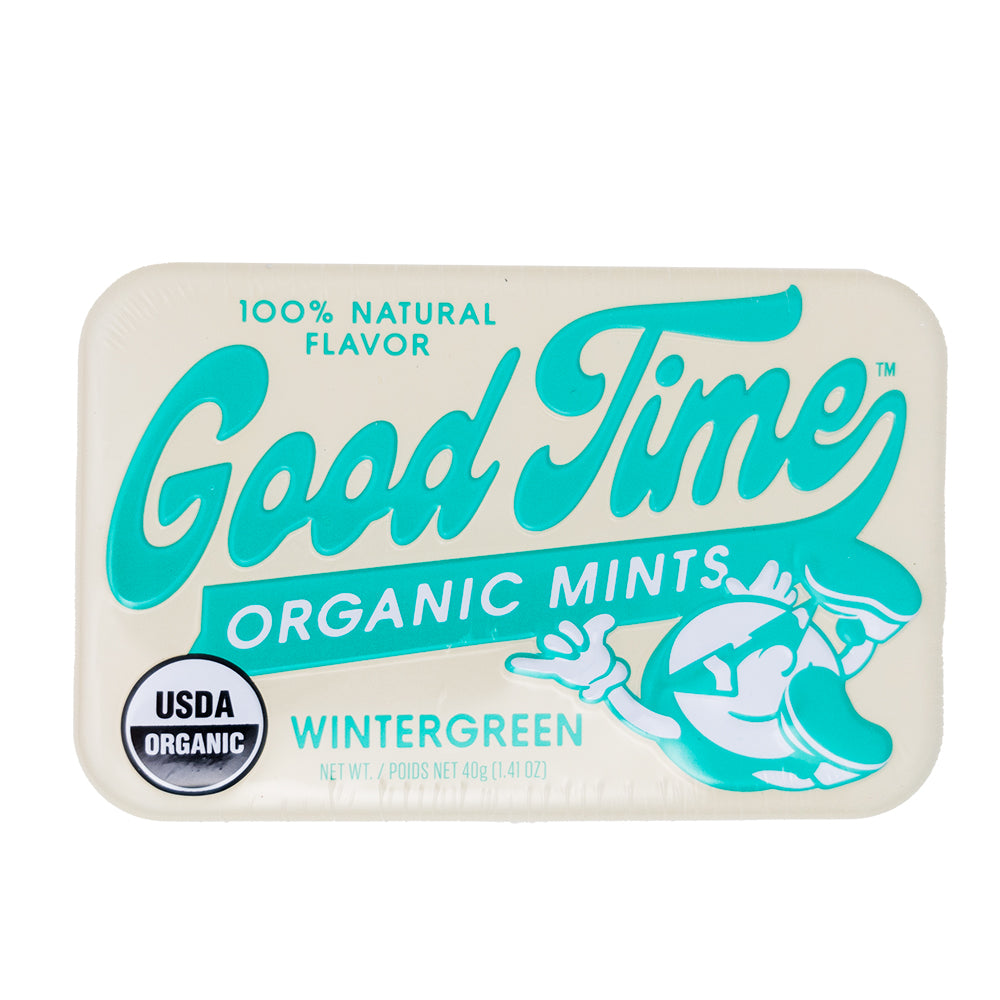 Good Time Organic Wintergreen Mints | Candy Funhouse – Candy Funhouse CA