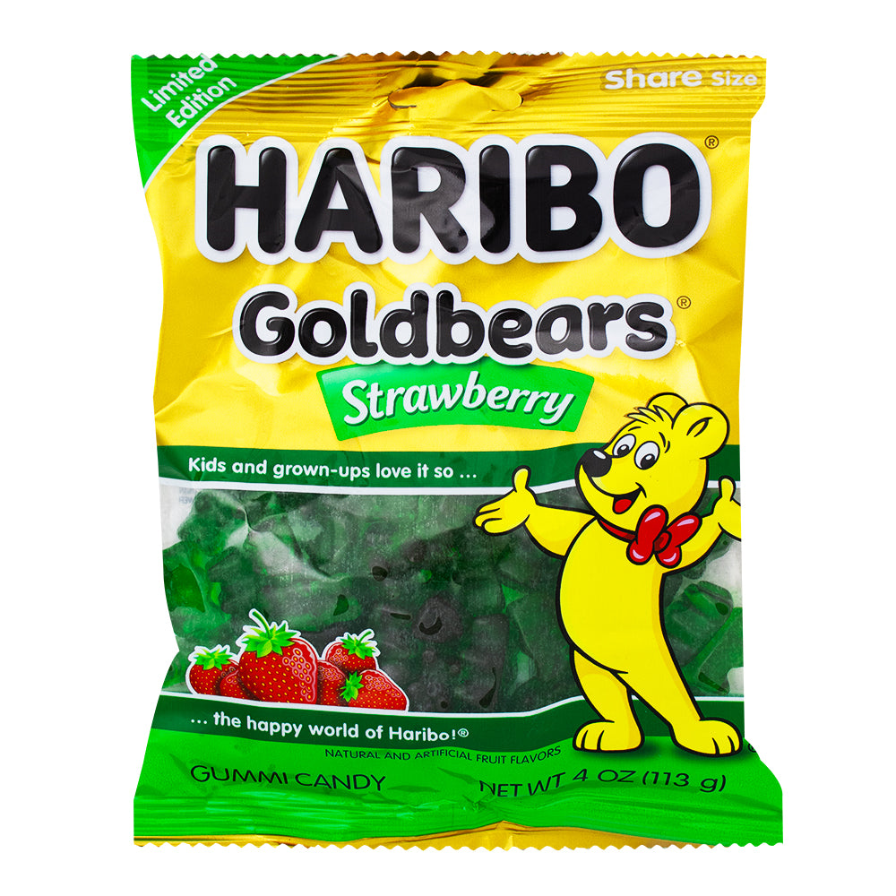 Haribo Gold Bears Strawberry - 4oz | Candy Funhouse – Candy Funhouse CA