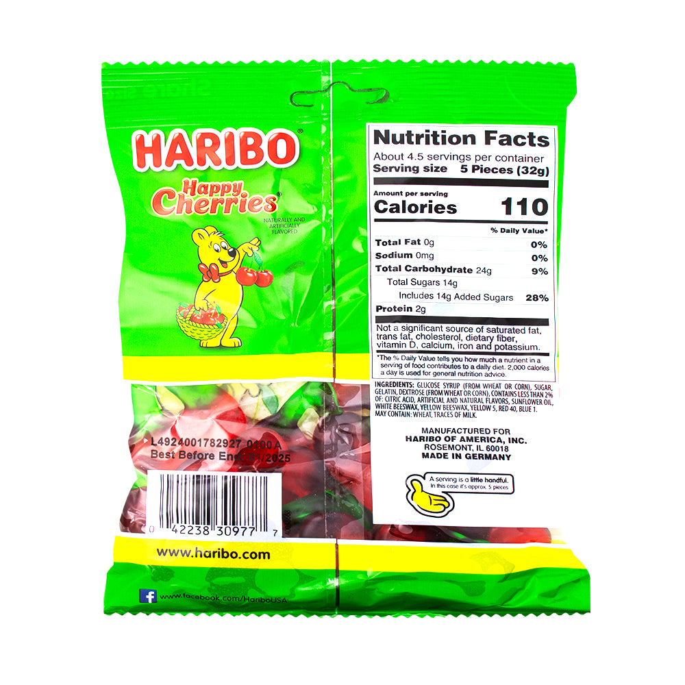 Haribo Happy Cherries Gummy Candies | Candy Funhouse – Candy Funhouse CA