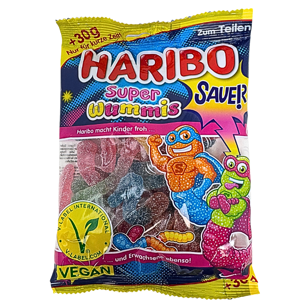 Haribo Super Wummis (Germany) - 205g | Candy Funhouse – Candy Funhouse CA