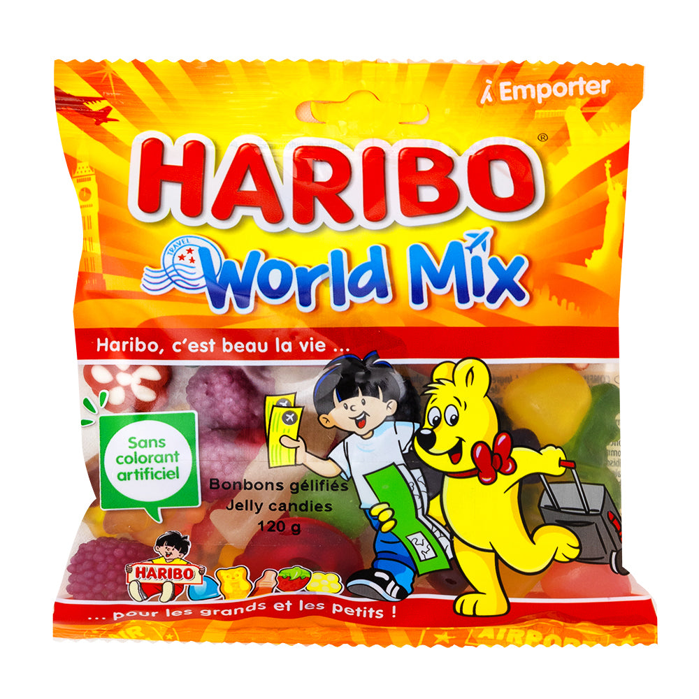 Haribo World Mix - 120g | Candy Funhouse – Candy Funhouse CA