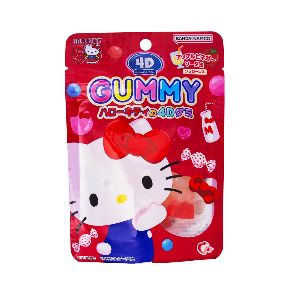 Hello Kitty 4D Gummy Apple Cider Flavour (Japan) - 55g | Candy Funhouse ...