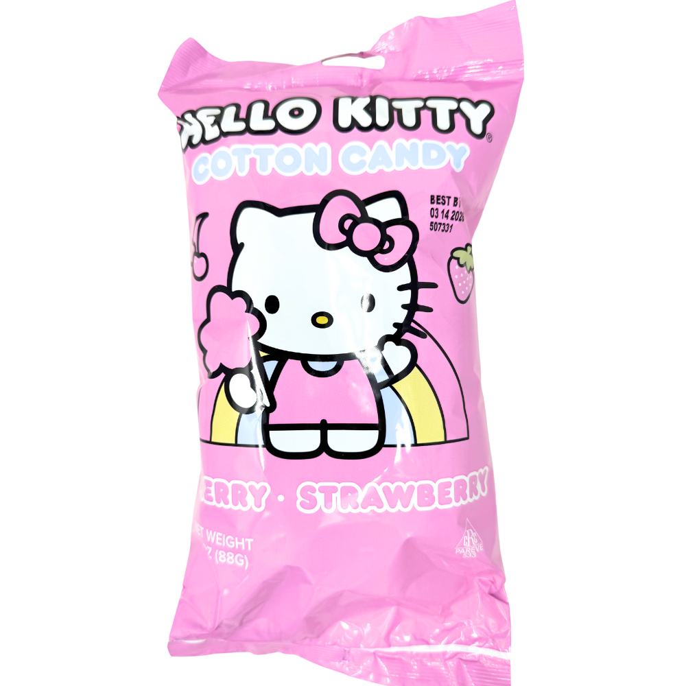 Hello Kitty Cotton Candy Cherry Strawberry - 3.1oz | Candy Funhouse ...