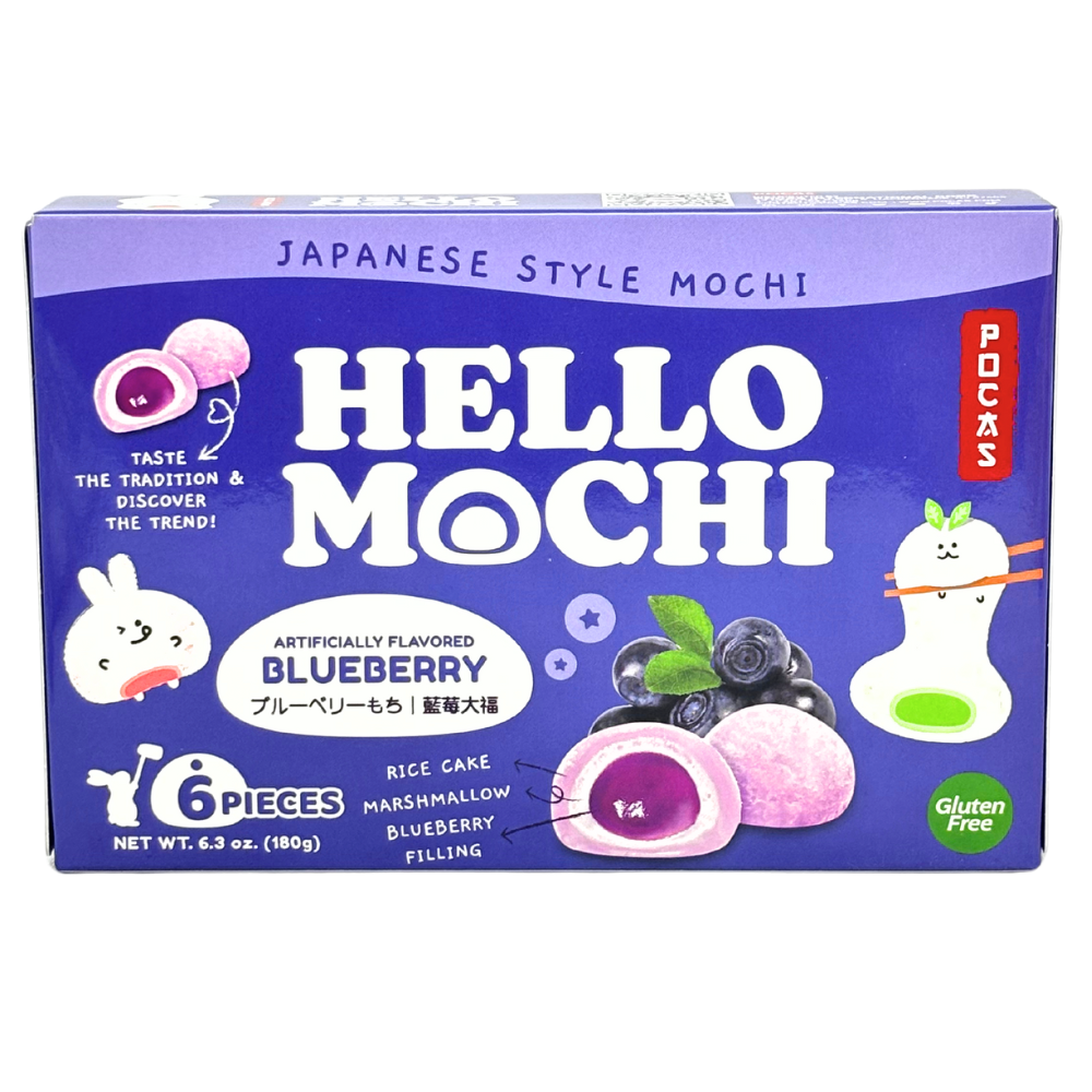 Hello Mochi Blueberry - 6.3oz | Candy Funhouse – Candy Funhouse CA