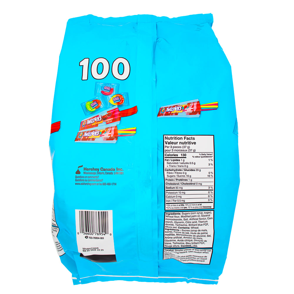 Hershey Assorted Jolly Rancher & Twizzlers - 100ct | Candy Funhouse ...